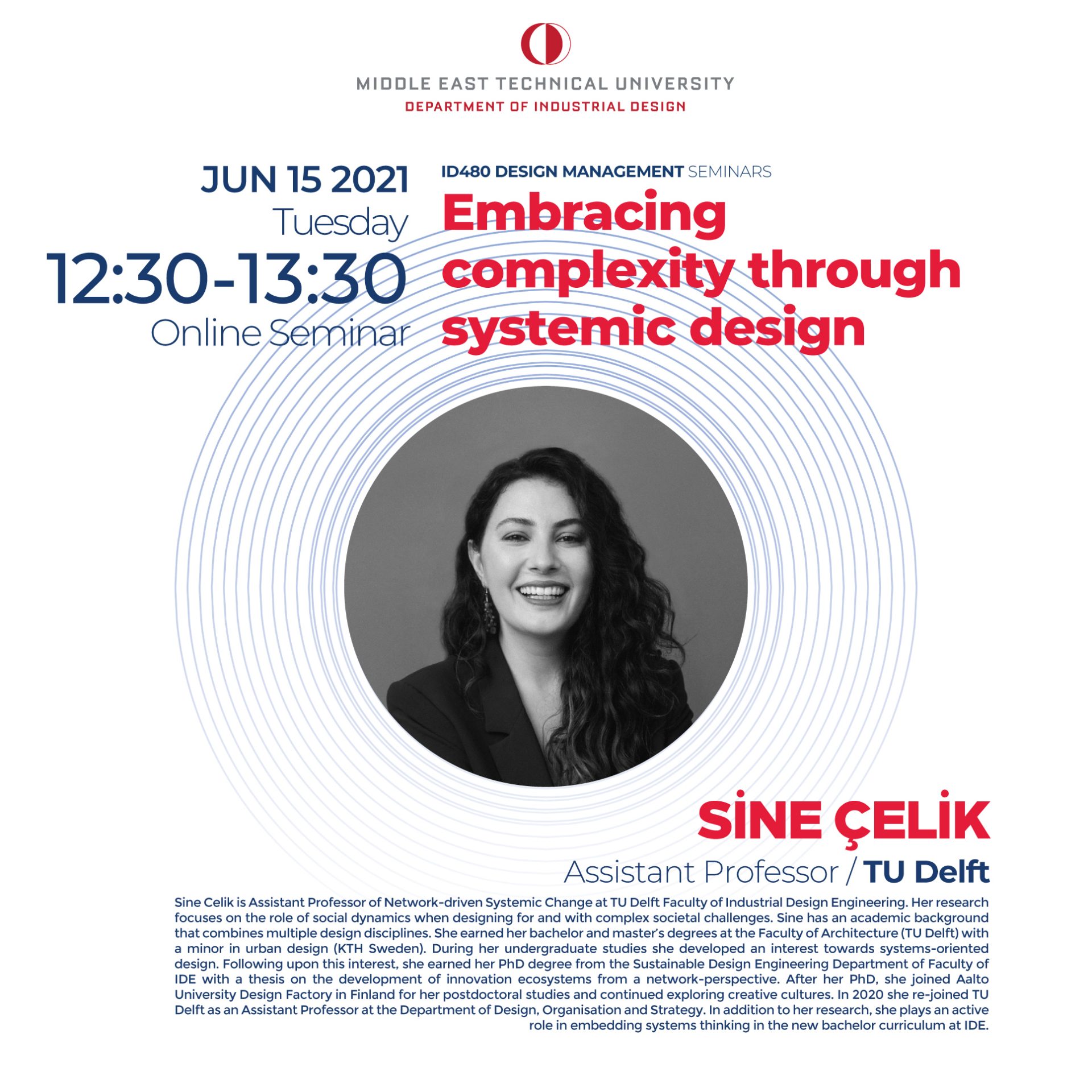 Seminer Daveti: Embracing Complexity Through Systemic Design – METU ...